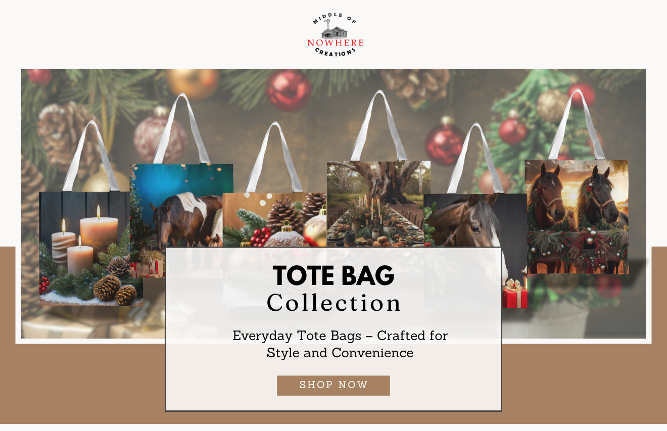 Canvas Tote Bags – Middle Of Nowhere Creations